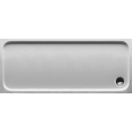 Duravit Rechteck-Duschwanne D-Code 720096000000001 Einbauversion, 1700 x 700mm, weiss mit Antislip
