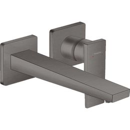 Hansgrohe Metropol Fertigmontageset 32526340 Unterputz-Waschtisch-Einhebelmischer, Ausladung 225 mm, brushed black chrome