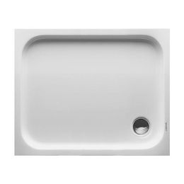 Duravit Rechteck-Duschwanne D-Code 720106000000001 Einbauversion, 1000 x 800 mm, weiss mit Antislip