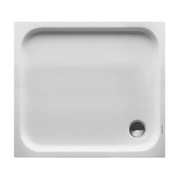 Duravit Rechteck-Duschwanne D-Code 720107000000001 Einbauversion, 1000 x 900 mm, weiss mit Antislip