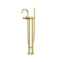 Steinberg Serie 100 Wannenarmatur 1001162BG Ausladung 231mm, freistehende Montage, Brushed Gold