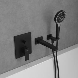 Villeroy & Boch Villeroy und Boch Unterputz-Armatur TVS125003000K5 Square 150x190x54mm Matt Black