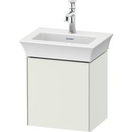 Duravit White Tulip Waschtisch-Unterschrank WT4240R3939 38,4 x 29,8 cm, Nordic Wei&szlig; Seidenmatt, wandh&auml;ngend, 1 T&uuml;re, rechts