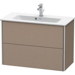 Duravit XSquare Waschtisch-Unterschrank XS416607575 81x56x38,8cm, 2 Schubk&auml;sten, Leinen