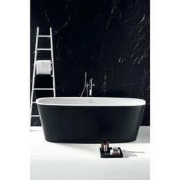 Ideal Standard Dea Badewanne K8720V3 170 x 75 cm, wei&szlig;/schwarz matt, freistehend