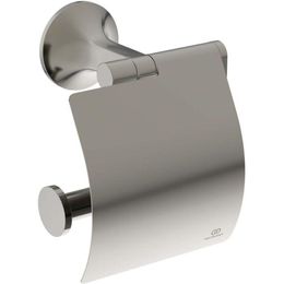 Ideal Standard La Dolce Vita Papierrollenhalter T5509GN mit Deckel, Silver Storm