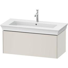Duravit White Tulip Waschtisch-Unterschrank WT424203939 98,4 x 45,8 cm, Nordic Wei&szlig; Seidenmatt, wandh&auml;ngend, 1 Auszug