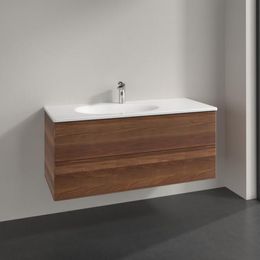 Villeroy & Boch Villeroy und Boch Antao Waschtisch-Unterschrank K06100HM 118,8x50,4x49,3cm, mit Frontstruktur, warm walnut
