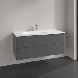 Villeroy & Boch Villeroy und Boch Antao Waschtisch-Unterschrank K06000GK 118,8x50,4x49,3cm, ohne Frontstruktur, anthracite matt lacquer