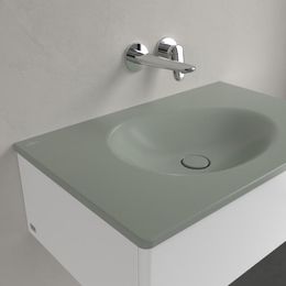 Villeroy & Boch Villeroy und Boch Antao Schrankwaschtisch 4A7583R8 80x50cm, eckig, ohne &Uuml;berlauf, morning green C-plus
