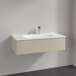 Villeroy & Boch Villeroy und Boch Antao Waschtisch-Unterschrank K02000HJ 98,8x25,6x49,3cm, ohne Frontstruktur, silk grey matt lacquer
