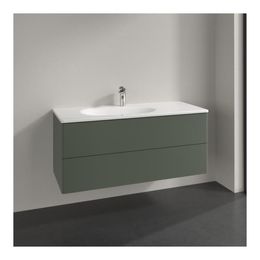 Villeroy & Boch Villeroy und Boch Antao Waschtisch-Unterschrank L06000HL 118,8x50,4x49,3cm, ohne Frontstruktur, leaf green matt lacquer