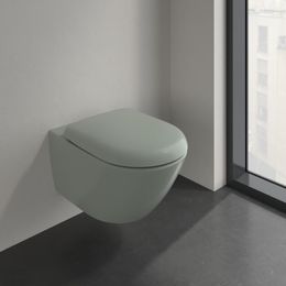 Villeroy & Boch Villeroy & Boch Antao Wand Tiefsp&uuml;l WC 4674T0R8 Abgang waagerecht, mit TwistFlush, Morning Green c-plus