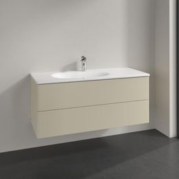 Villeroy & Boch Villeroy und Boch Antao Waschtisch-Unterschrank K06000HJ 118,8x50,4x49,3cm, ohne Frontstruktur, silk grey matt lacquer