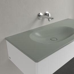 Villeroy & Boch Villeroy und Boch Antao Schrankwaschtisch 4A77L3R8 120x50cm, eckig, ohne &Uuml;berlauf, morning green C-plus