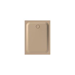 Bette BetteUltra Duschwanne 1260-425AE 120x90x3,5cm, Antirutsch/Pro, greige