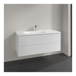 Villeroy & Boch Villeroy und Boch Antao Waschtisch-Unterschrank L06100GF 118,8x50,4x49,3cm, mit Frontstruktur, glossy white lacquer