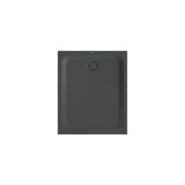 Bette BetteUltra Duschwanne 8660-400T 120x100x3,5cm, Wannentr&auml;ger, raven