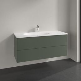 Villeroy & Boch Villeroy und Boch Antao Waschtisch-Unterschrank K06000HL 118,8x50,4x49,3cm, ohne Frontstruktur, leaf green matt lacquer