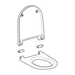 Geberit WC-Sitz 243650JT1 Geberit AquaClean Sela, wei&szlig; matt