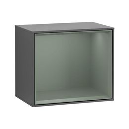 Villeroy & Boch Villeroy und Boch Finion Regalmodul FD10GMGK 41,8x35,6x27cm, Regal Olive Matt, Anthracite matt