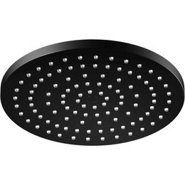 Steinberg Serie 340 Regenbrause 3401686S 220x12mm, Easy-clean System, Deckenanschluss, Matt Black