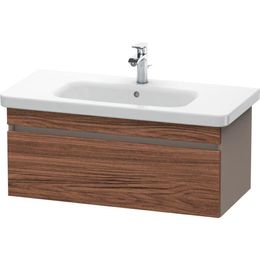 Duravit DuraStyle Waschtisch-Unterschrank DS638202143 93 x 44,8 cm, nussbaum dunkel/basalt matt, 1 Auszug, wandh&auml;ngend