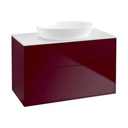 Villeroy & Boch Villeroy und Boch Finion Waschtischunterschrank FA0100HB 100x60,3cm, Abdeckplatte white matt, Peony Matt
