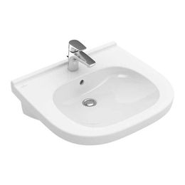 Villeroy & Boch Villeroy & Boch ViCare Waschtisch 41196101 weiss, 60 x 55 cm, mit Hahnloch, ohne &Uuml;berlauf