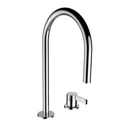 Laufen Kartell Waschtisch-2-Loch-Armatur H3113320042211, ohne Ablaufg., schwenkbar, chrom
