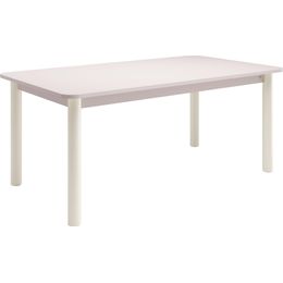 Esstisch Tom Tailor HOME, B:180cm H:76cm T:100cm, wei&szlig;, Tische, "COLOR TABLE", Esstisch, 4-Fu&szlig;, 3 Gr&ouml;&szlig;en, 3 Dekorfarben, 4 Fu&szlig;farben, ABS-Kante
