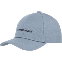Tommy Hilfiger Herren Baseball Cap "TH FOUNDATION HCT 6 PANEL CAP", blau, unifarben, Web, Baumwolle, Caps, Mit festem Schirm