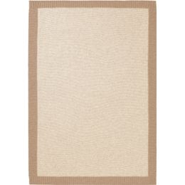 Babydecke Biederlack, B:75cm L:100cm, beige, Wolle, Wohndecken, "Babydecke Wool Knit", 75 x 100, mit kontrastfarbigem Patentrand