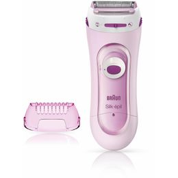 Braun Elektrokörperrasierer "Silk-épil 5100", pink, Elektrorasierer, Kabelloser Elektrischer Rasierer und Trimmer