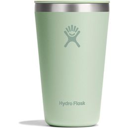Hydro Flask Thermobecher "16 Oz All Around Tumbler", Ø 8,64cm x 15,49cm, 473ml, 1 Stk., grün, Trinkgefäße, Hochwertiger 18/8 Edelstahl