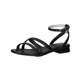 Nero Giardini Damen Riemchensandale "Nero Giardini Sandalen Leder", Gr. 36, schwarz, Leder, Schuhe