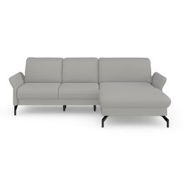 Sit & More Ecksofa SIT & MORE, B:253cm H:84cm T:165cm, grau, Wohnzimmer, Sofas, "Fashion L-Form", wahlweise mit Kopfteilverstellung und Vorziehsitz, motorisch