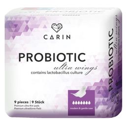 CARIN Damen Inkontinenz-Einlage "Carin ProBiotic", wei&szlig;, Hygieneartikel, 4er Packung (36 Einlagen), Damen-Hygiene bei Vaginalentz&uuml;ndungen