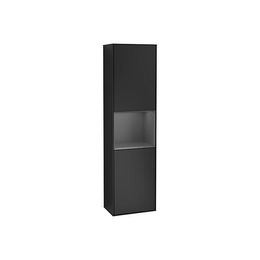 Villeroy & Boch Villeroy und Boch Finion Hochschrank G470GKPD 41,8x151,6cm, rechts, Emotion, Regal Anthracite Matt Lacquer, Black matt lacquer
