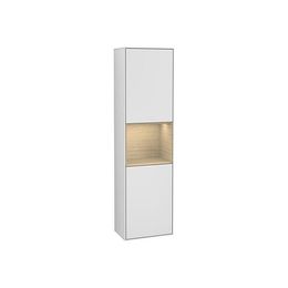 Villeroy & Boch Villeroy und Boch Finion Hochschrank G460PCMT 41,8x151,6cm, links, Emotion, Regal Oak Venerr, White matt lacquer