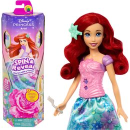 Mattel Jungen Anziehpuppe "Disney Princess Spin & Reveal Arielle", bunt, Puppen