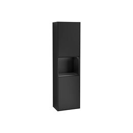 Villeroy & Boch Villeroy und Boch Finion Hochschrank G460PDPD 41,8x151,6cm, links, Emotion, Regal Black matt lacquer, Black matt lacquer