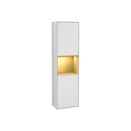 Villeroy & Boch Villeroy und Boch Finion Hochschrank G460HFMT 41,8x151,6cm, links, Emotion, Regal Gold Matt Lacquer, White matt lacquer
