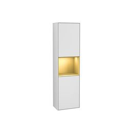 Villeroy & Boch Villeroy und Boch Finion Hochschrank G470HFMT 41,8x151,6cm, rechts, Emotion, Regal Gold Matt Lacquer, White matt lacquer