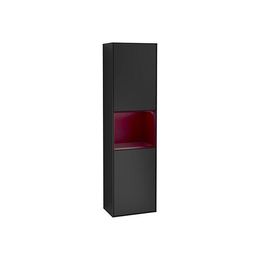 Villeroy & Boch Villeroy und Boch Finion Hochschrank G460HBPD 41,8x151,6cm, links, Emotion, Regal Peony Matt Lacquer, Black matt lacquer