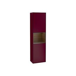 Villeroy & Boch Villeroy und Boch Finion Hochschrank F460GNHB 41,8x151,6x27cm, links, Regal Walnut veneer, Peony Matt