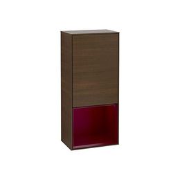 Villeroy & Boch Villeroy und Boch Finion Seitenschrank G550HBGN 41,8cm, rechts, Emotion, Regal unten Peony Matt, Walnut veneer