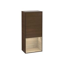 Villeroy & Boch Villeroy und Boch Finion Seitenschrank G550PCGN 41,8cm, rechts, Emotion, Regal unten Oak Veneer, Walnut veneer