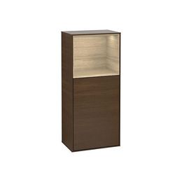 Villeroy & Boch Villeroy und Boch Finion Seitenschrank G510PCGN 41,8x93,6cm, rechts, Emotion, Regal oben Oak Veneer, Walnut veneer