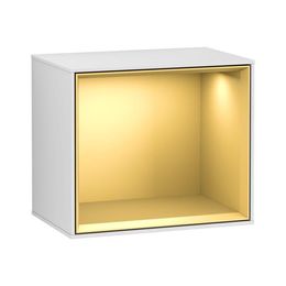 Villeroy & Boch Villeroy und Boch Finion Regalmodul F580HFMT 41,8x35,6x27cm, Regal Gold Matt, White matt lacquer